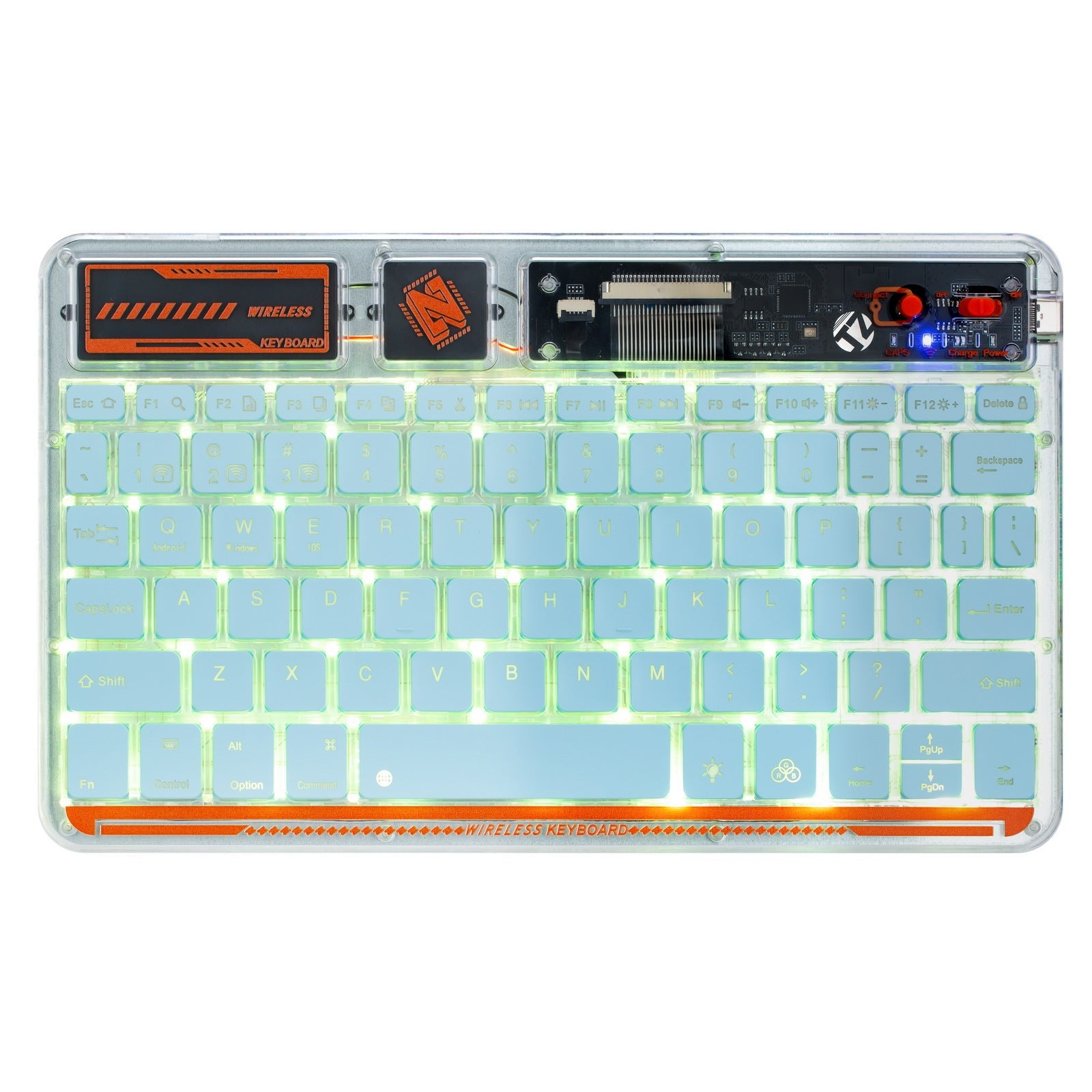 Transparent Bluetooth Backlit Keyboard – Xyber Mini PC